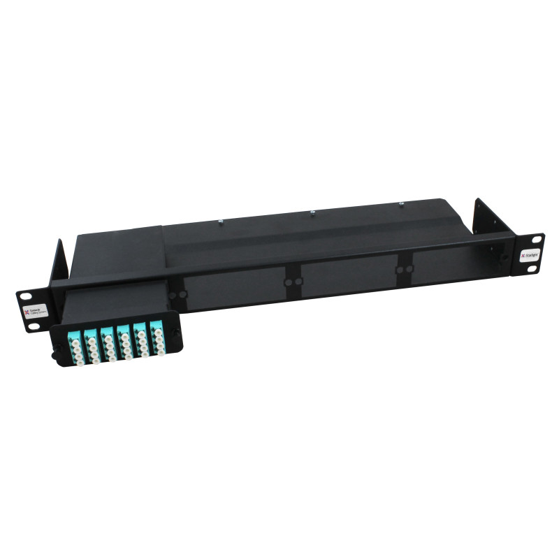 1u 4 Slot Unloaded Modular MTP Cassette Patch Panel | MTP Fibre